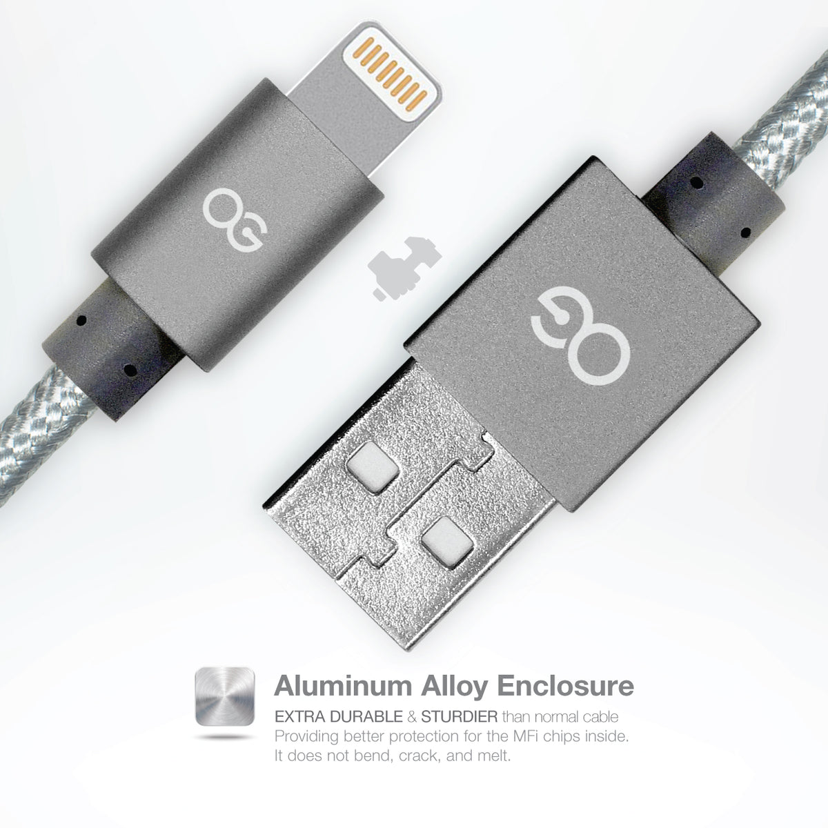 Premium High Speed Apple® MFi Certified Lightning® to USB Charge & Syn ...