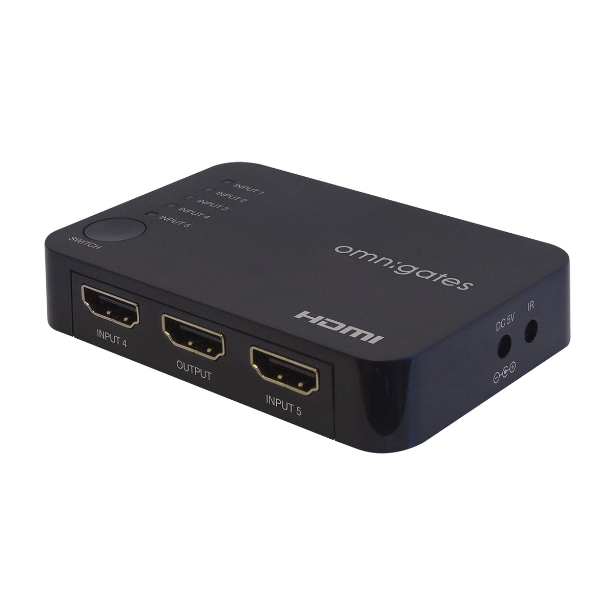 5x1 HDMI® 1.4 Switch/ Switcher | Omnigates - omnigates.com