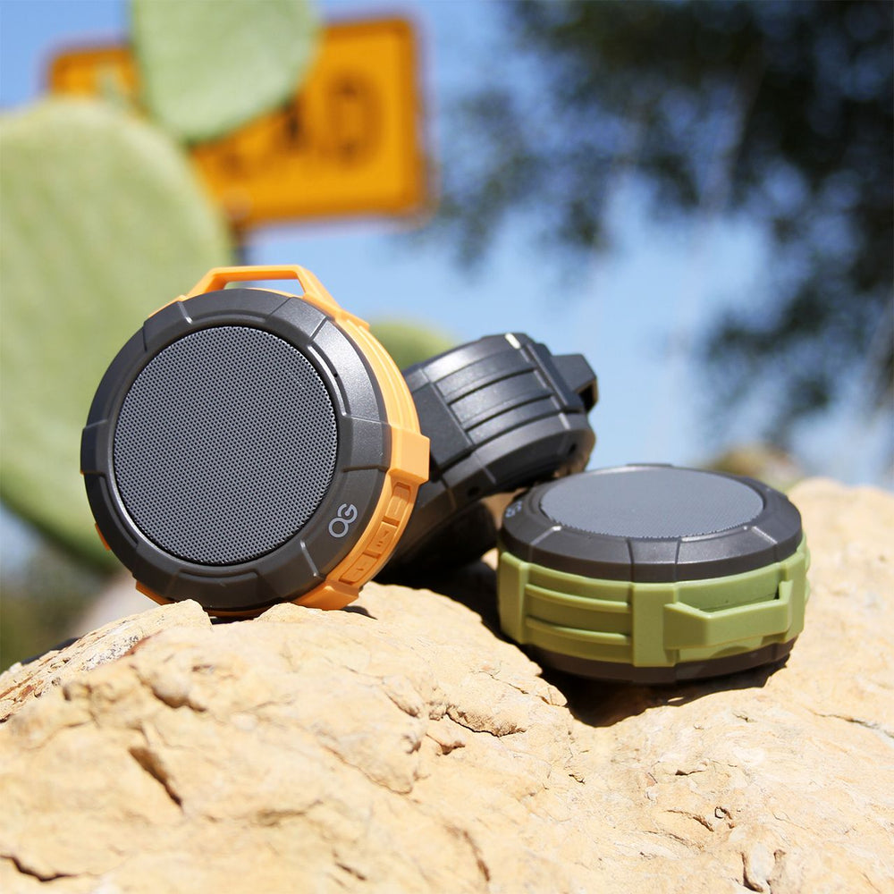 Aeon Bluetooth Speaker Pod [Green/Gray] | Omnigates.com - omnigates.com