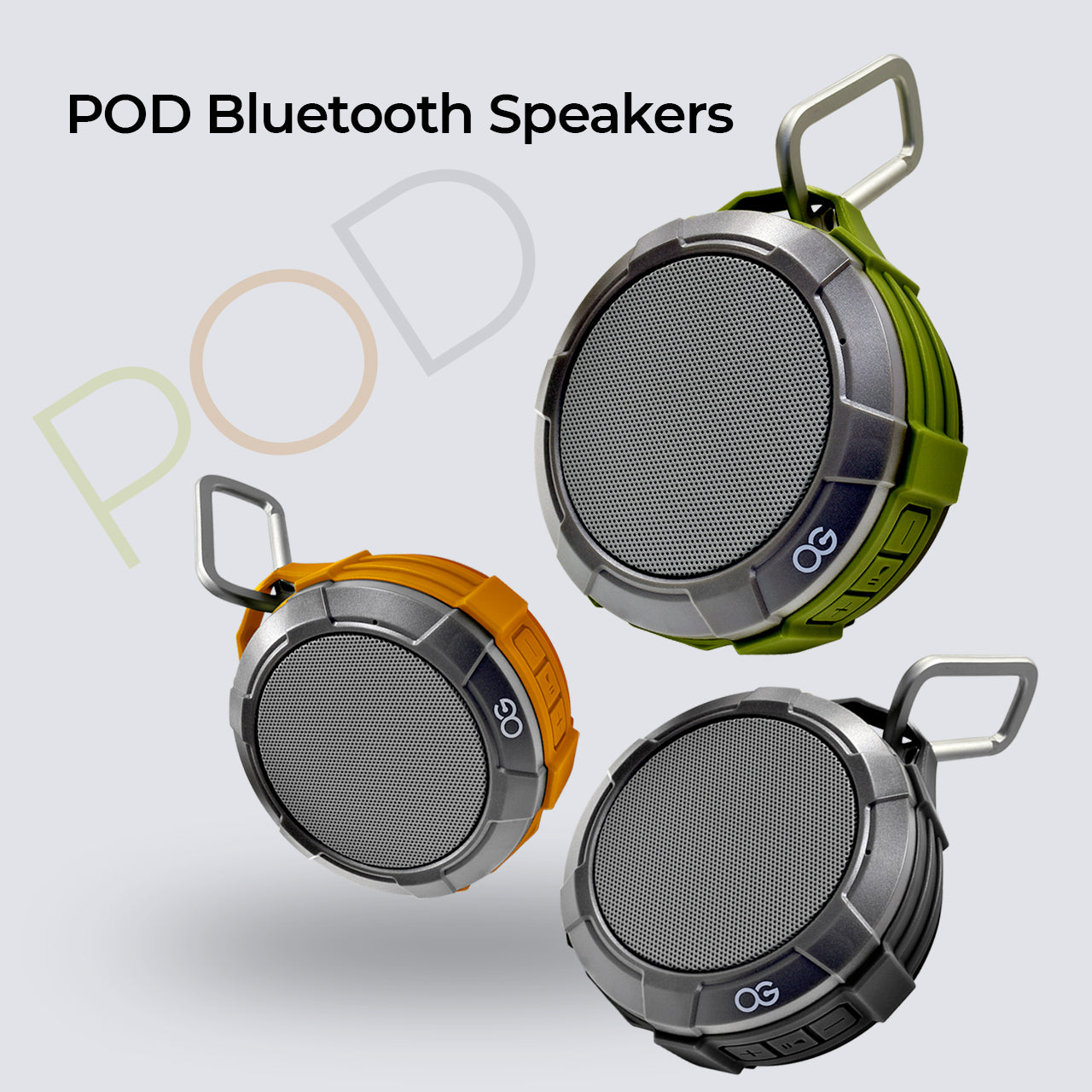 Aeon Bluetooth Speaker Pod [Green/Gray] | Omnigates.com - omnigates.com